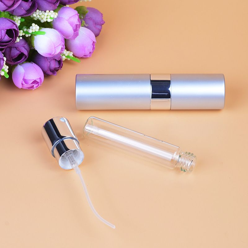 8ml Mini Portable Metal Spinning Round Perfume Atomizer Colorful Spray ...