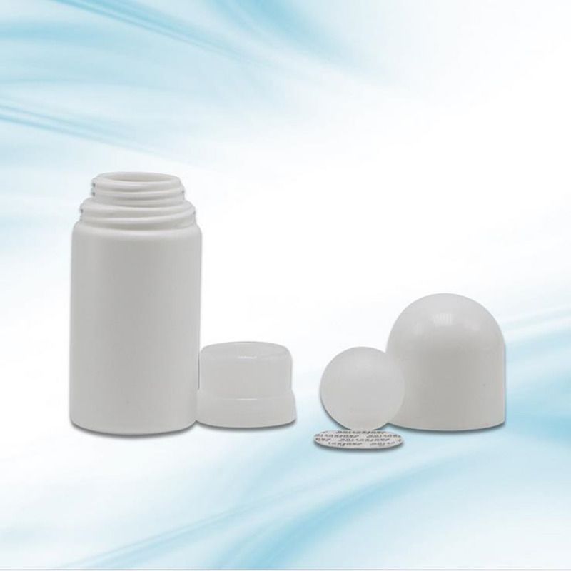 50ml Plastic White Roll On Bottles, 50cc Deodorant Cosmetic Roll On ...