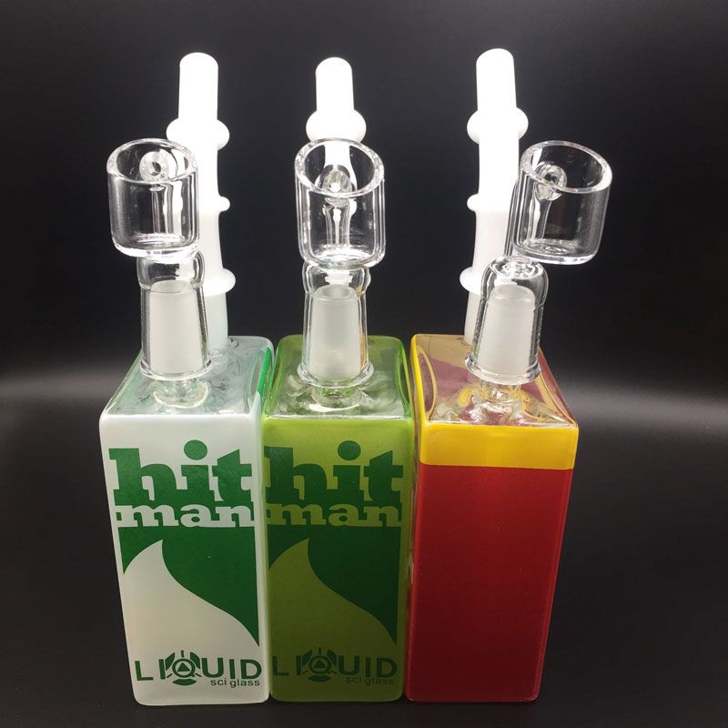 Discount Glass Juice Box Dab Oil Rigs Bongs 7.5 Inch Liquid Sci Glass ...