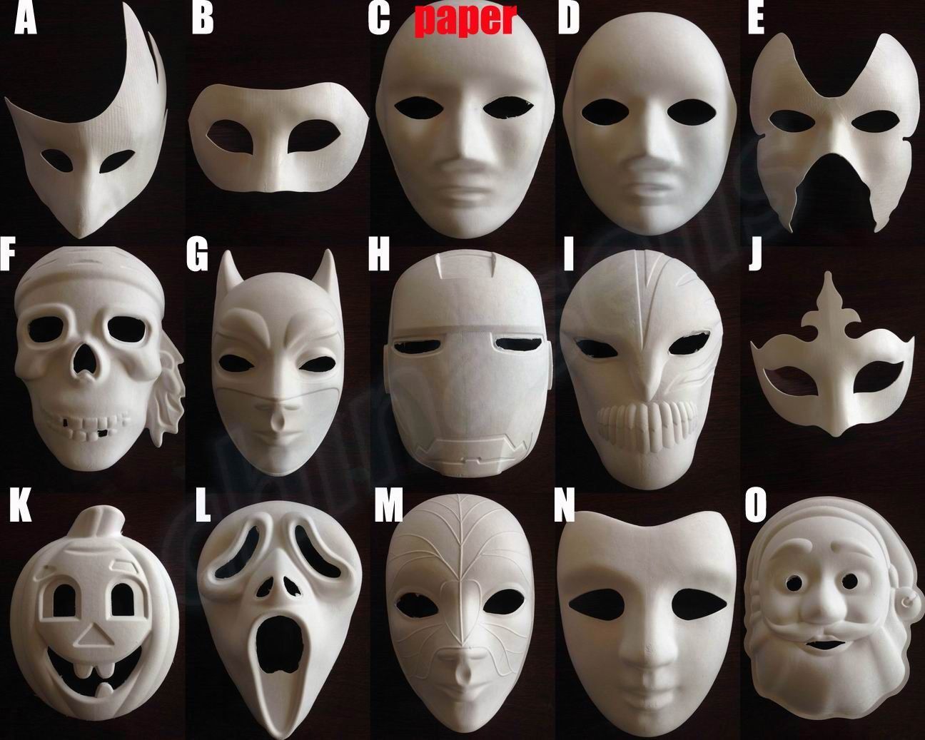 Cheap Cartoon Hand Painted Halloween Mask Masquerade Ghost Dance ...