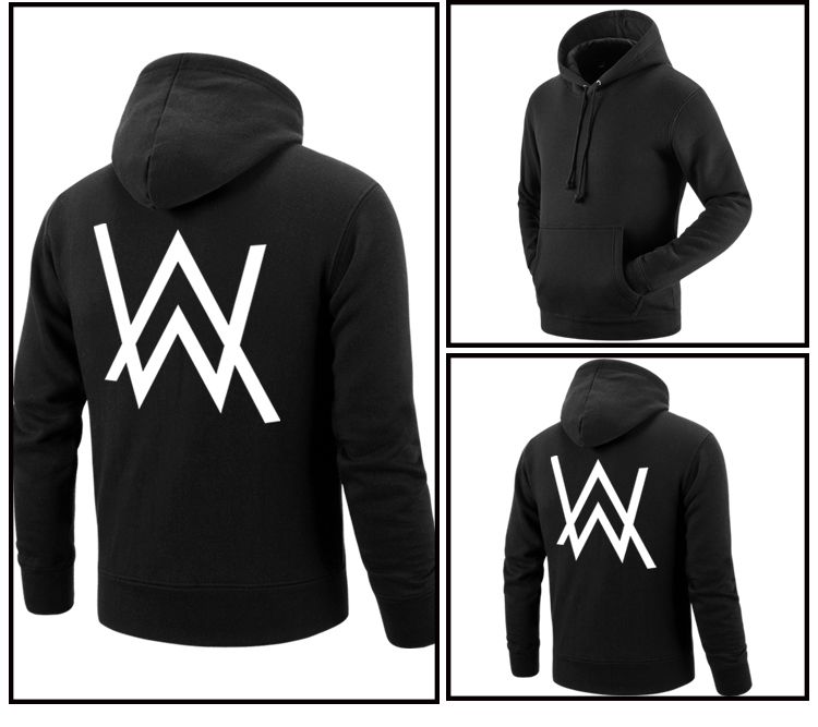 2017 Wholesale Alan Walker Set Head Black Coat Dj Alan Walker Hoodie ...