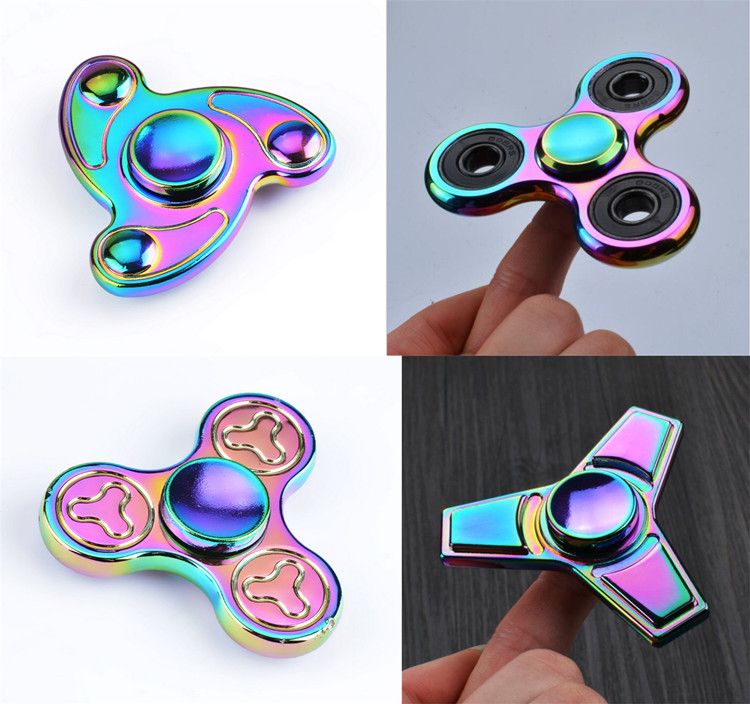 Alloy Fidget Spinner Edc Hand Spinner Fidget Toy Made Of Metal Anxiety ...