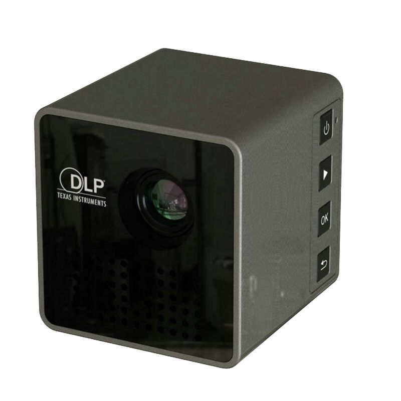 Uninc P1+ DLP Micro Projector Mini Portable LED Projectors with 3.5mm ...