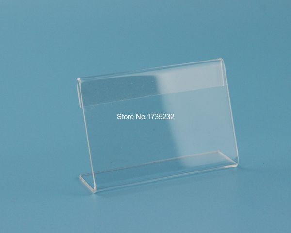 2021 5*3.5CM Clear Acrylic Name Table Card Price Tag Advertisement ...