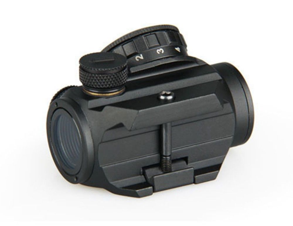 Tactical 1X20 HD Reflex Red Dot Sight Scope With 20mm Weaver Rail Mount ...