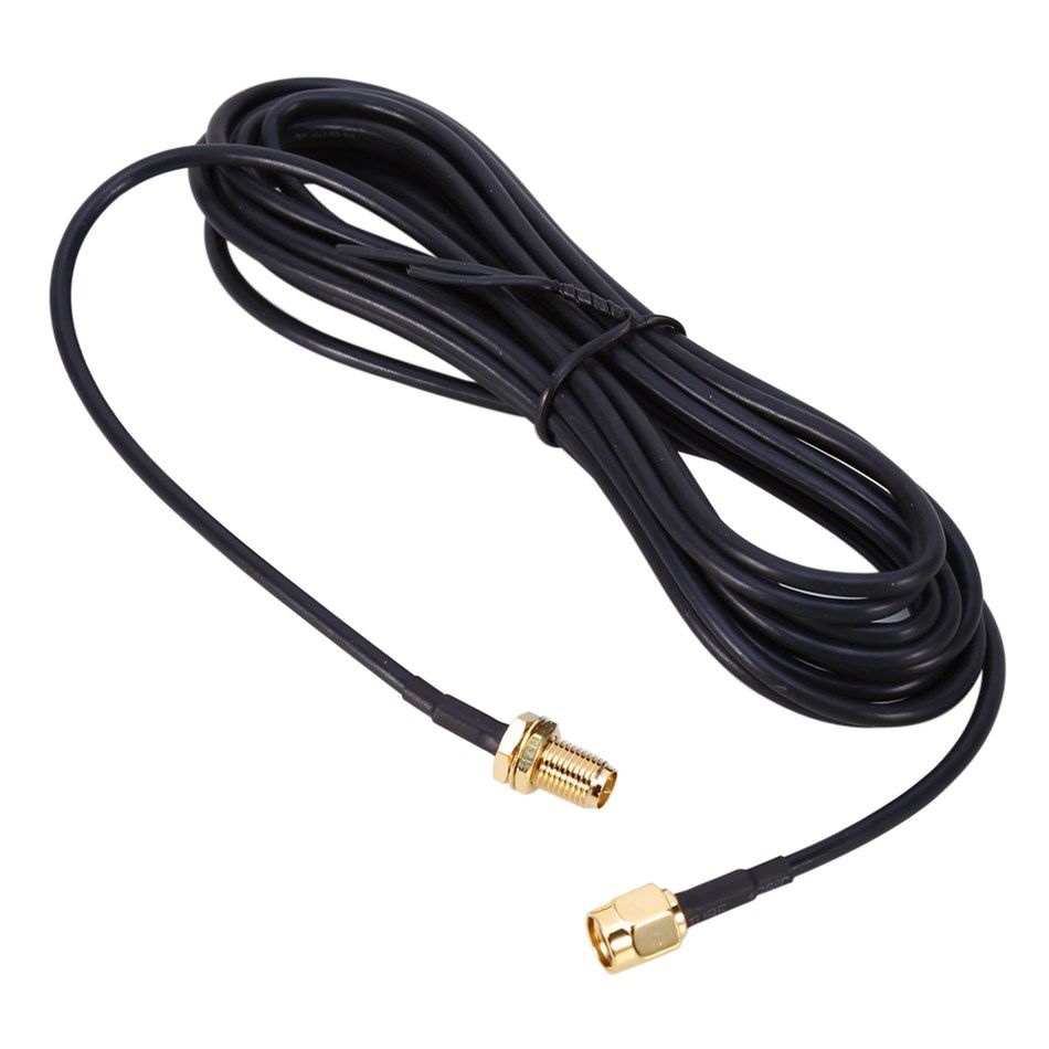 3M RP SMA Male To Female WiFi Router Antenna Extension Cable Cord ...