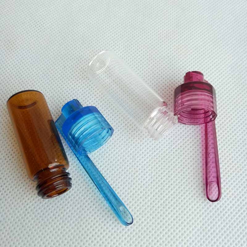 2021 51mm/36mm Acrylic Plastic Bottle Snuff Snorter Dispenser Bullet ...