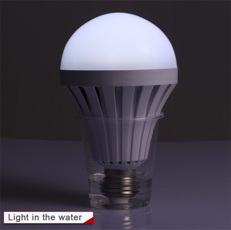 Compre E27 LED Lâmpadas De Emergência 5W 7W 9W 12W Manual / Controle Automático De 180 Graus ...