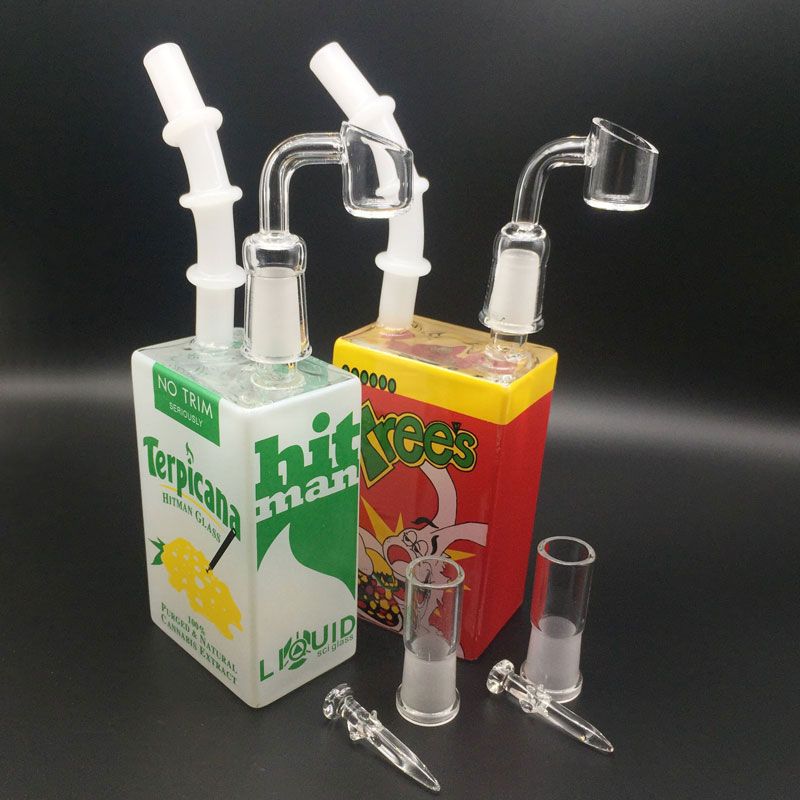 Discount Glass Juice Box Dab Oil Rigs Bongs 7.5 Inch Liquid Sci Glass ...