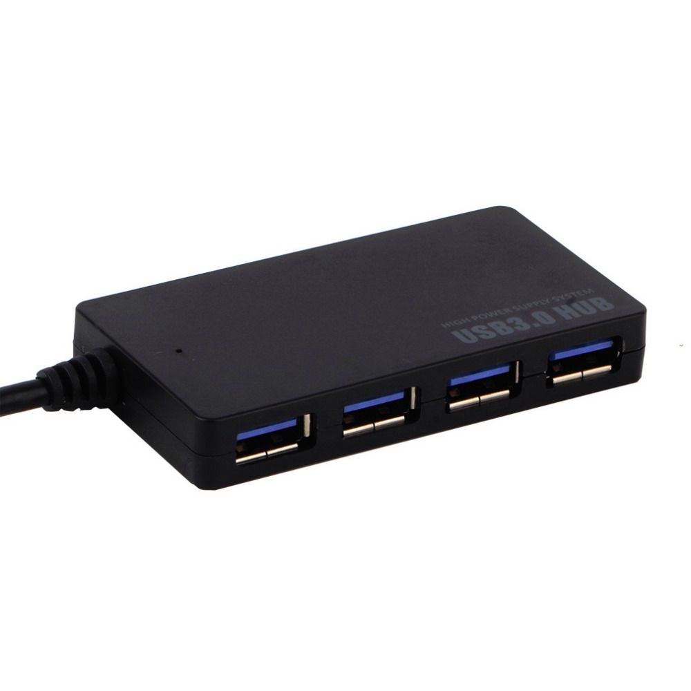 4 Puertos USB 3,0 Hub 5 Gbps Portátil Compacto Para PC Mac Laptop Notebook Desktop Negro ...