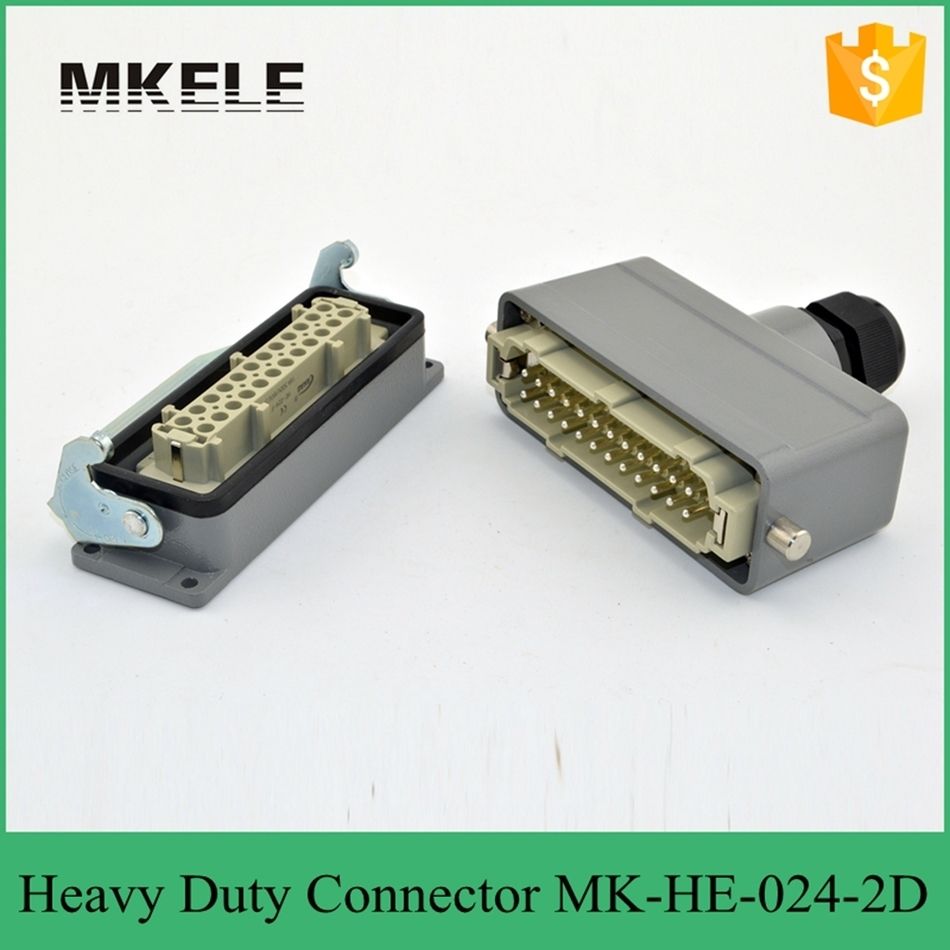 2019 24PIN 16A 400V Rectangular Plug Connector 4 Core Air Runne Bnc ...
