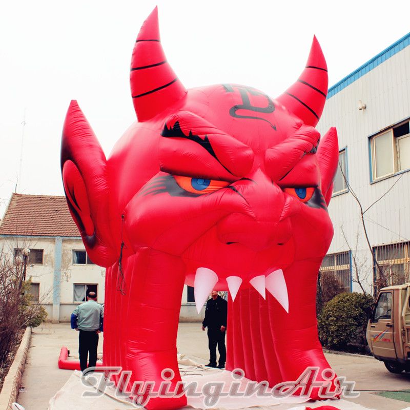 2020 5m Giant Halloween Tunnel Inflatable Devil Archway For Entrance ...