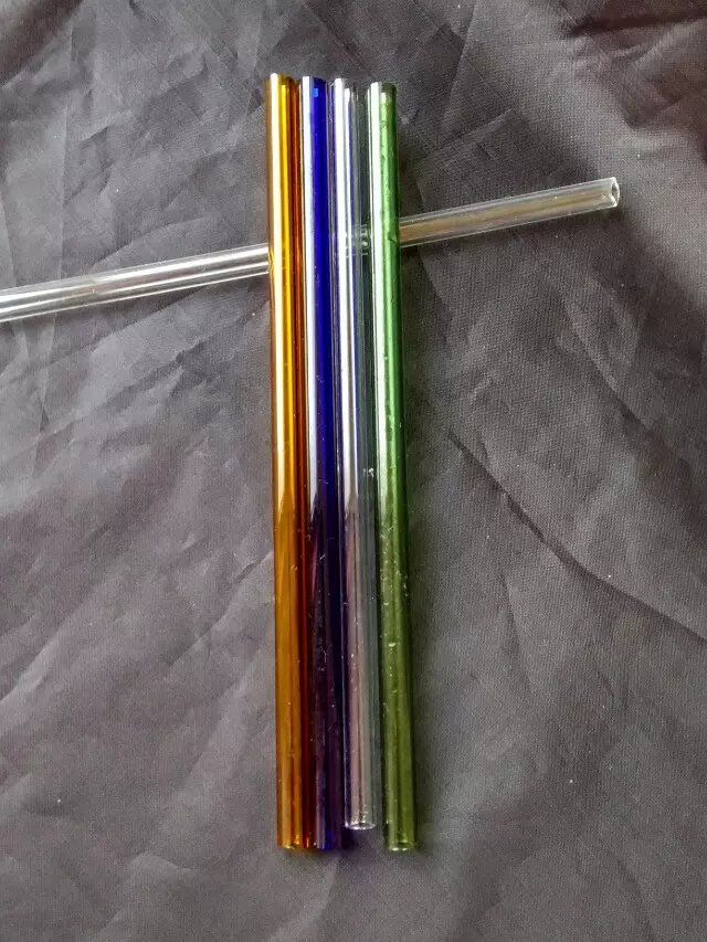 Wholesale Best Quality BRAND Color Straight Straw Glass Bongs ...