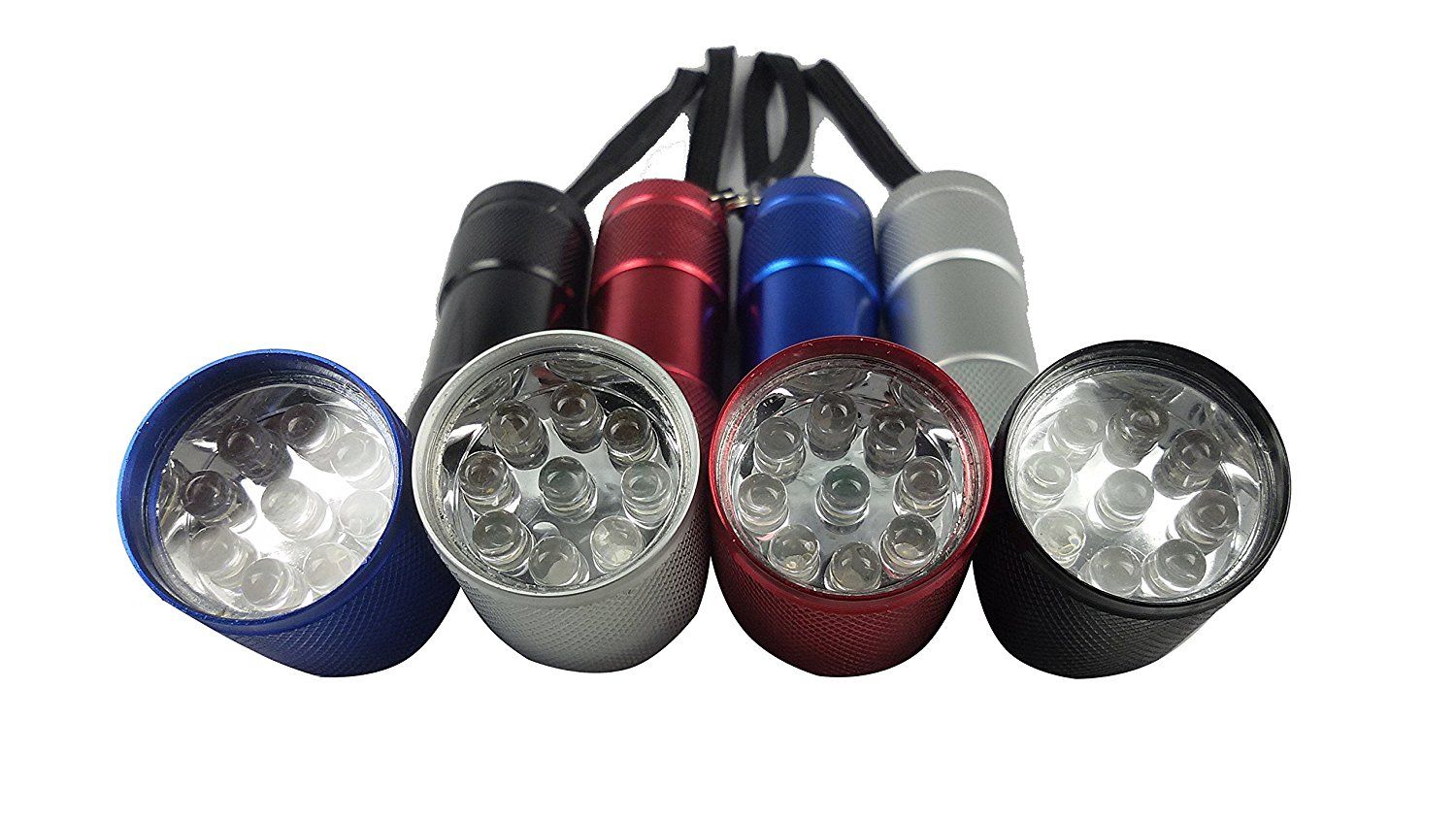 UV Ultra Violet Blacklight 9 LED Flashlight Torch Light Outdoors Mini ...