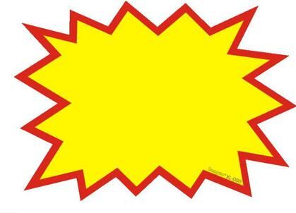 Pop Promotion Label Blank Advertising Paper Tag Sign Card Small Middle ...