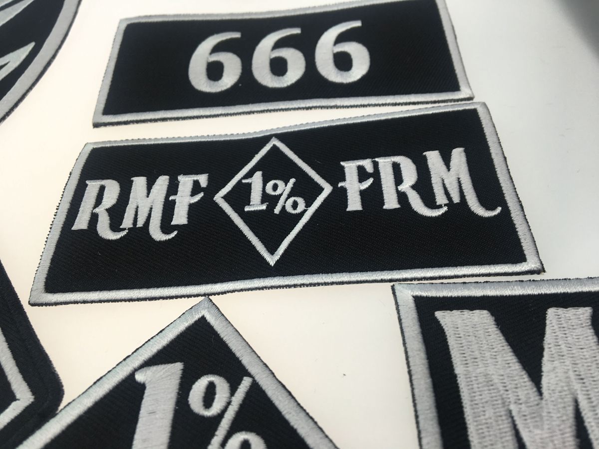 2021 Original Rock Machine Motorcycle Embroidery Biker Patch Large Size ...