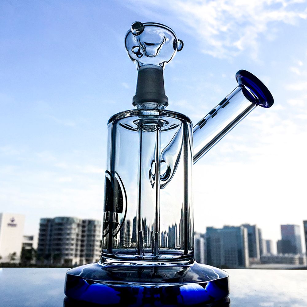 2020 Protable Straight Tube Perc Nano Dab Rigs 5.7 Inch Hookahs ...