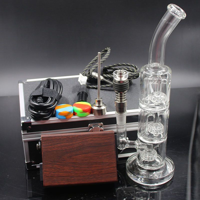 2021 Glass Bong D Nail With Hook Domeless Titanium Nail Carb Cap ...