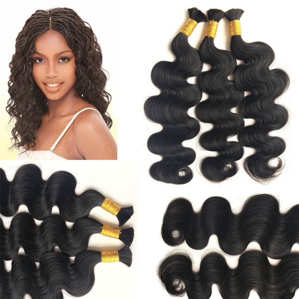 Body Wave Braiding Human Hair Bulk Brazilian Virgin Human Hair Extensions Micro Braid 10 28inch