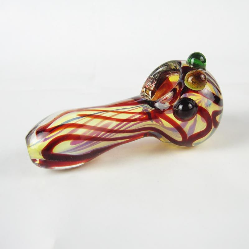 2019 Mini Colorful Tobacco Pipe Thick Glass Pipes Glass Smoking Pipes ...