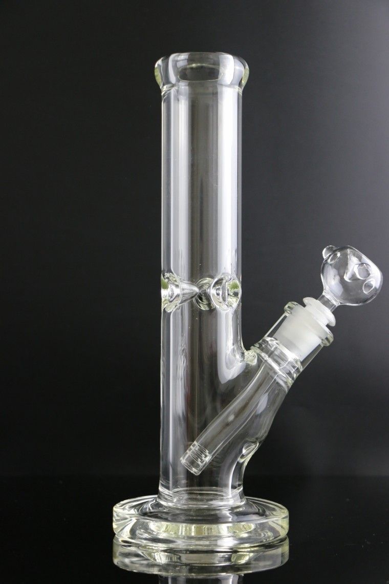 2020 Super Heavy 9mm Glass Bong 12 Inches Straight Ice Thick Elephant ...