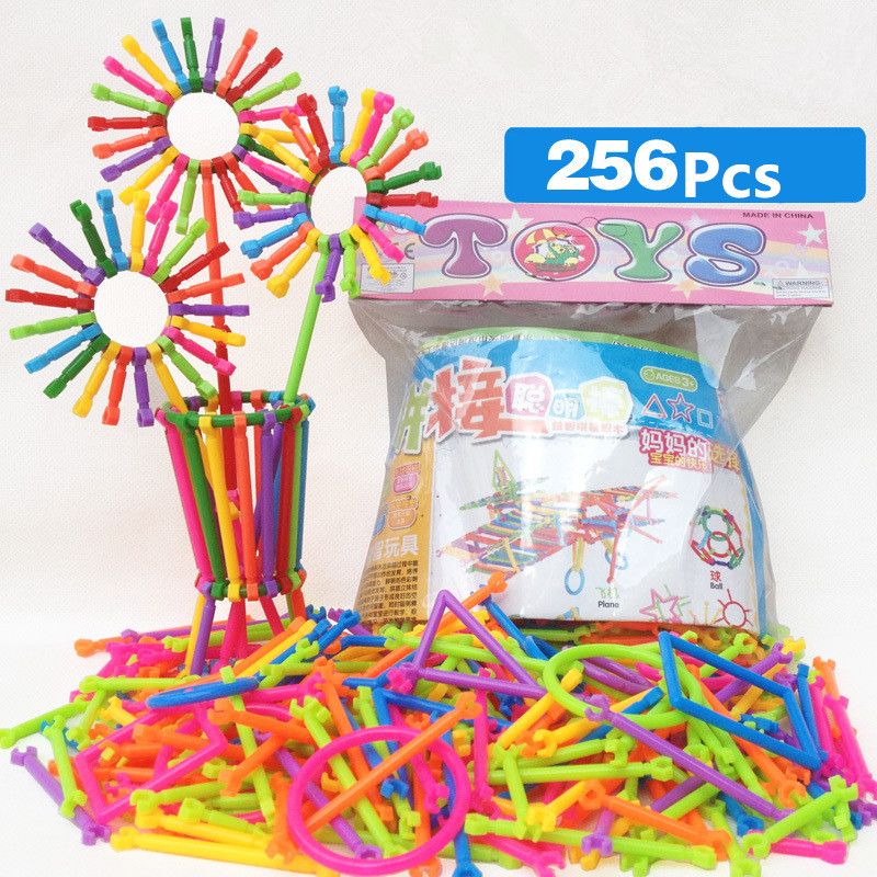 2017 Children Blocks Toys Diy Magic Stick Smart Splice Assembling Toys ...