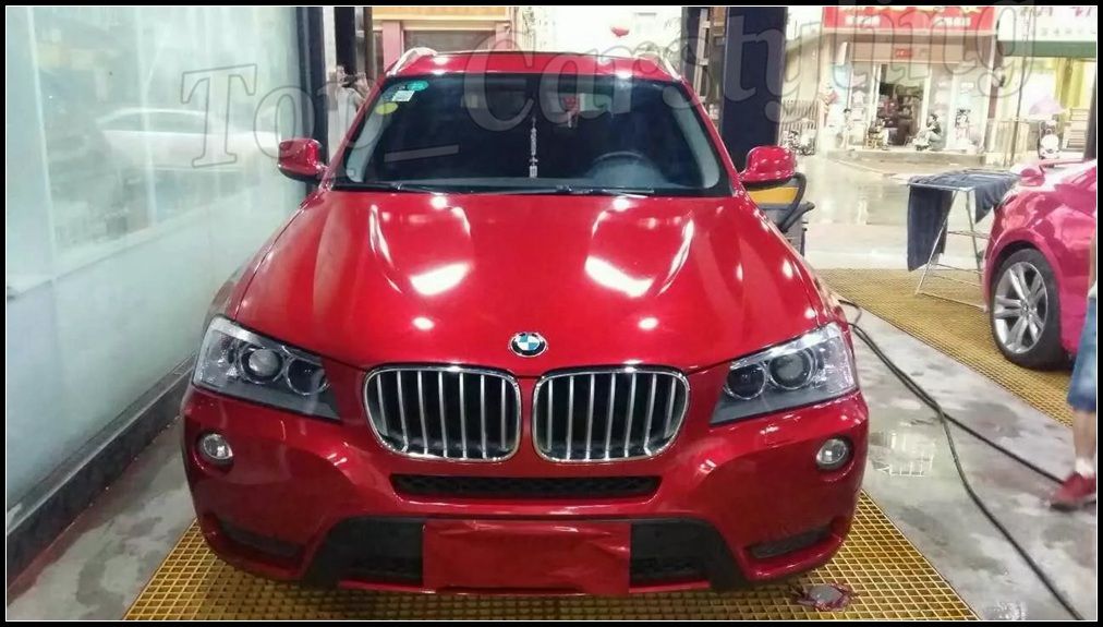 2020 Apple Red Candy Red VINYL GLOSS CAR WRAP FILM With Air Bubble Free ...