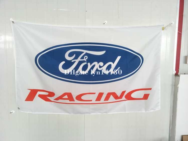 2018 Ford Car Racing Team Flag,Ford Car Club Banner,90150cm Polyster ...