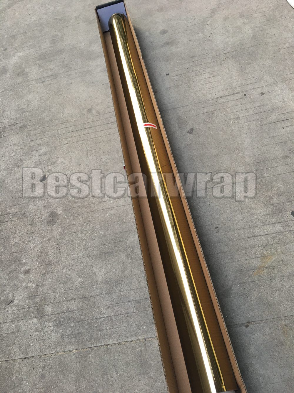 Best And Cheapest Car Stickers One Way Gold Mirror Finish Vinyl Window ...