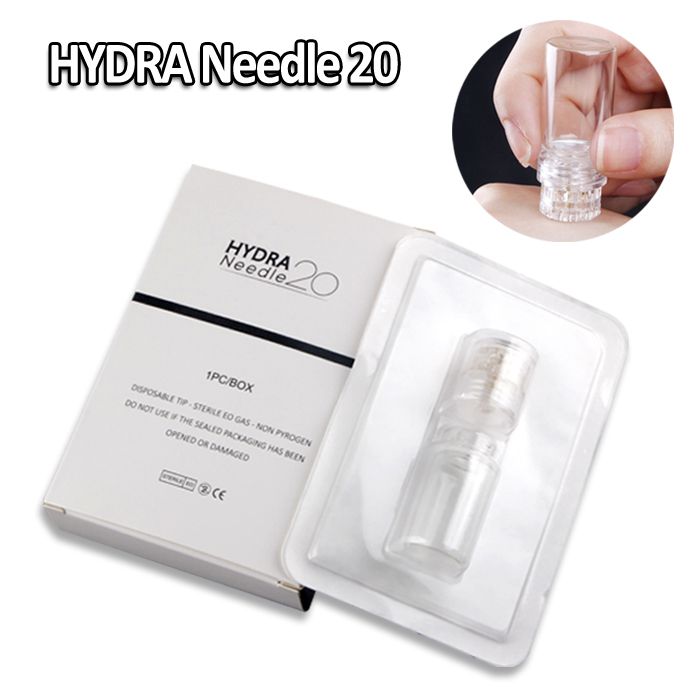 Hydra Needle 20 Pins Titanium Micro Needle For Clinic Korea Skin Care ...