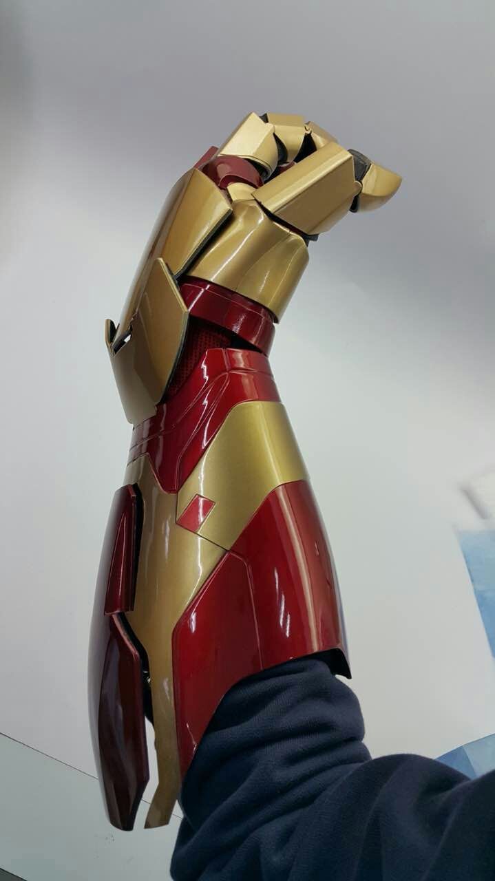 2021 Iron Man Mark 42 Mk42 1 1 Movable Wearable Arm Glove With Launch