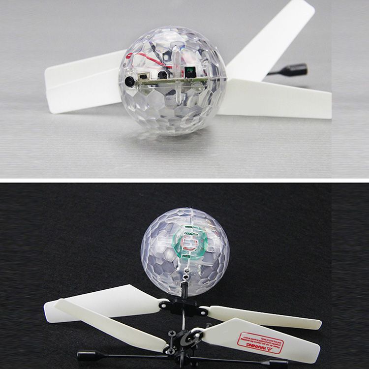 Hand Flying UFO Ball LED Mini Induction Suspension RC Aircraft Flying ...