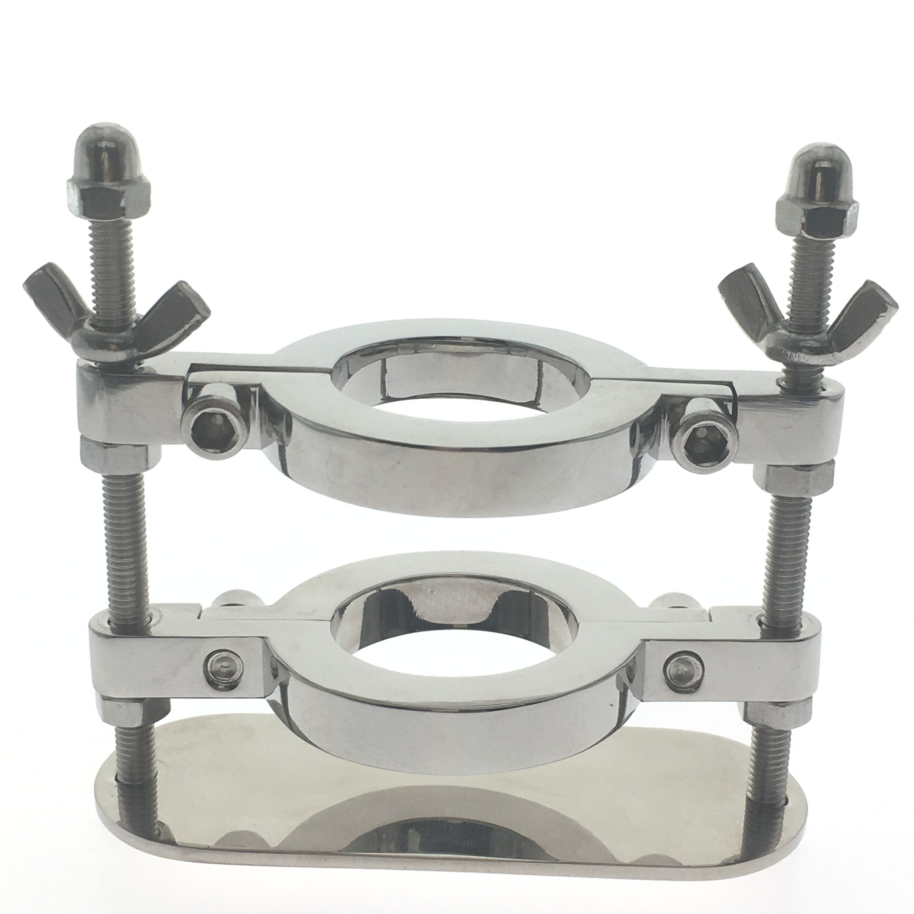 2017 New BALL SMASHER STRETCHER,Double Stainless Steel Scrotum ...