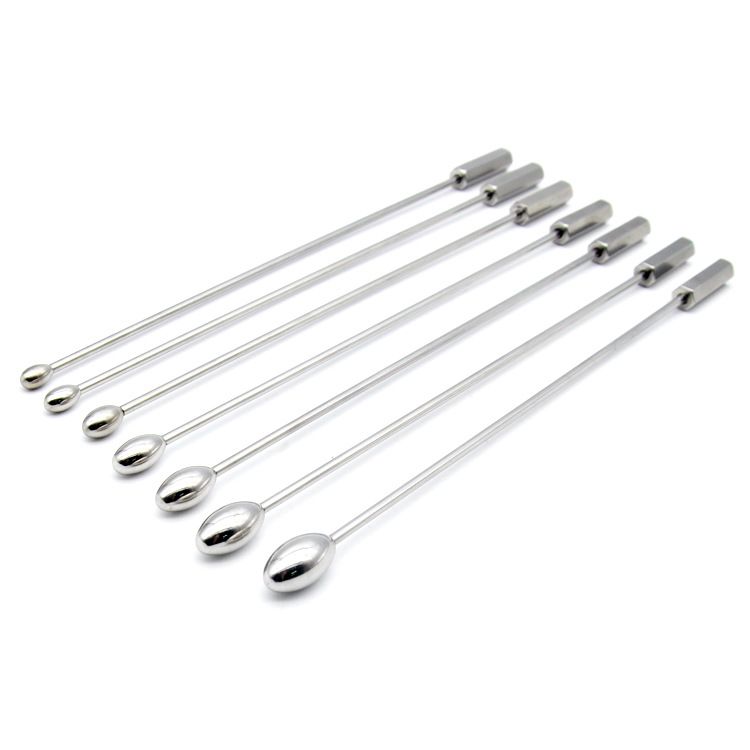Stainless Steel Metal Urethral Inser Rods Male Penis Dilator Stimulator ...