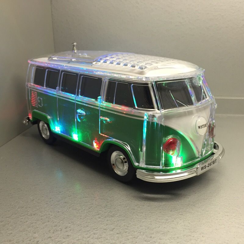 2019 2016 New Bus Bluetooth Speaker WS 267BT With Coloful LED MP3 ...