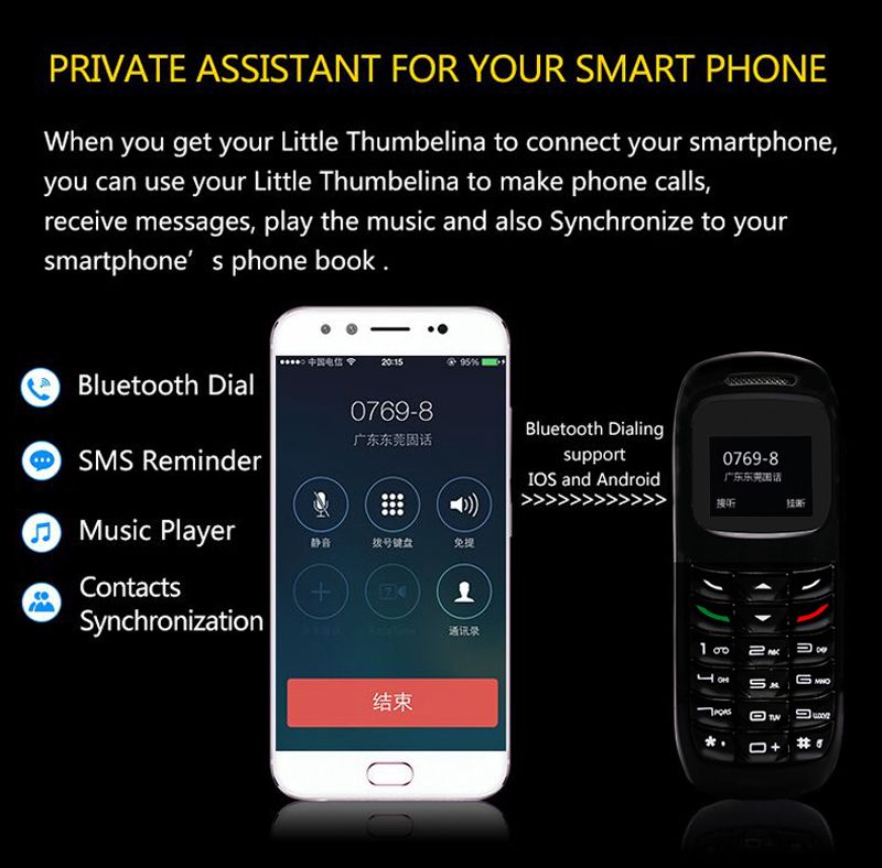 Best Original Gt Star Gtstar Bm70 Phones Bluetooth Mini Mobile Phone ...