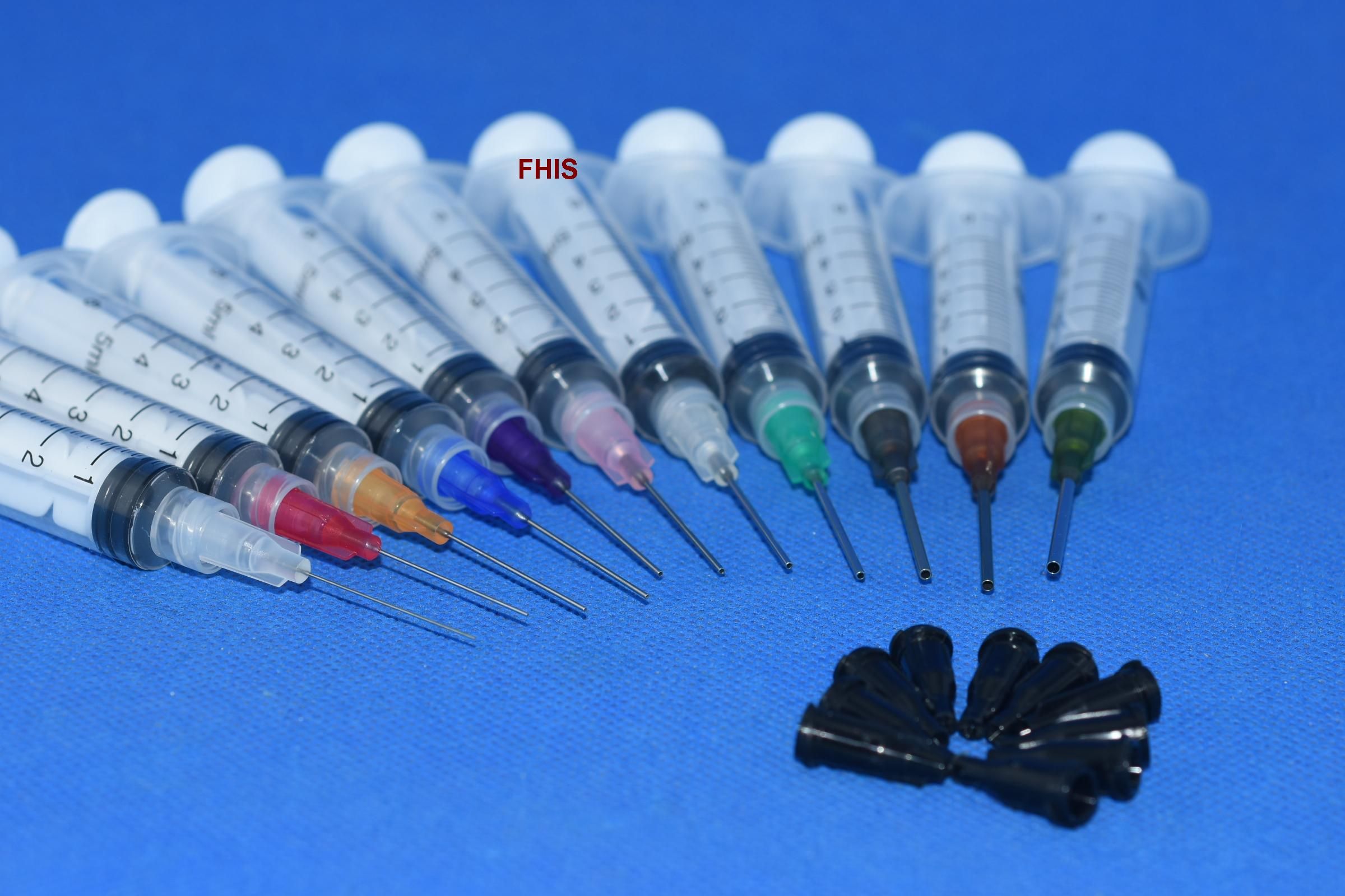 2019 5ml Industrial Syringes With Plastic 1in Mixed Size Blunt Tip Fill ...