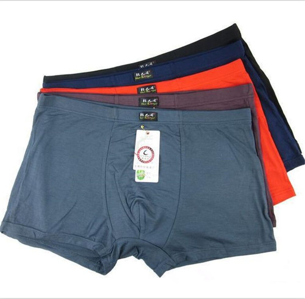 2021 Plus Size Bamboo Mens Underwear Boxers High Quality Mens