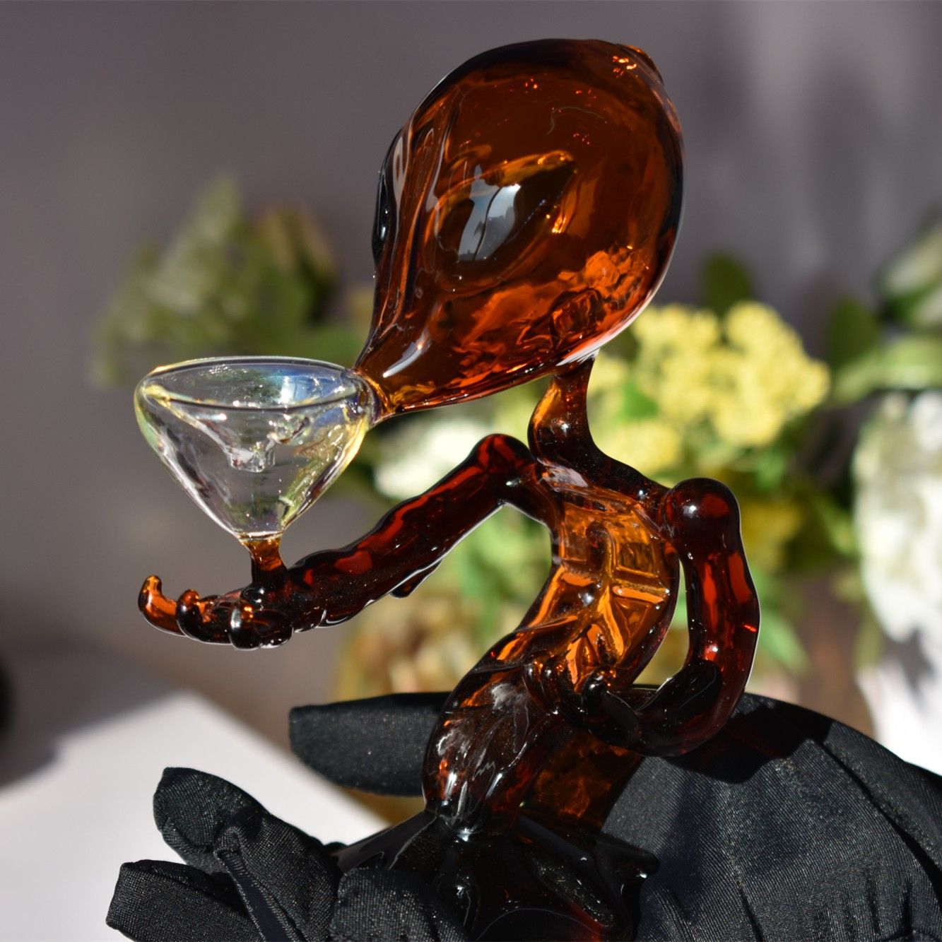 2020 Alien Glass Pipes Glass Smoking Pipe Water Pipes 16cm Height Green ...