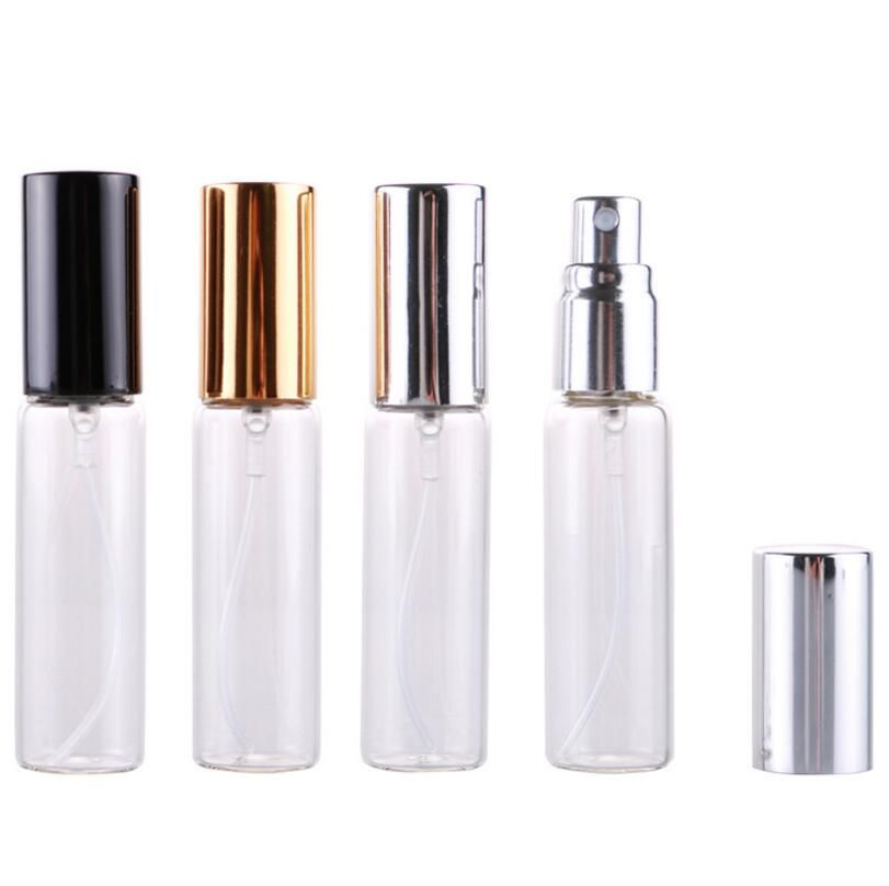 Wholesale 10ml Glass Spray Perfume Bottle With Gold/Silver/Black Cap ...