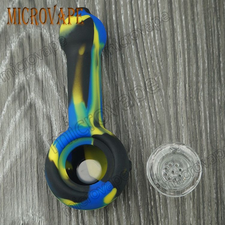 2021 Silicone Oil Burner Dab Pipes 4.25 Smoking Pipes Multi Function ...