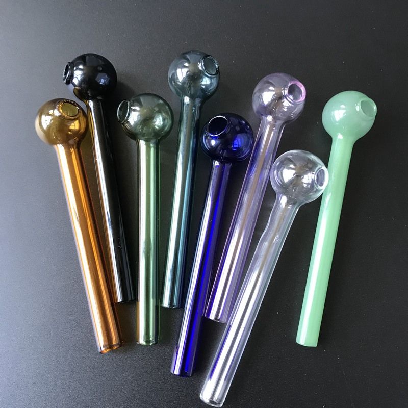 ed Pyrex Oil Burner Pipe Glass Pipe Straight Type Glass Smoking Pipes ...