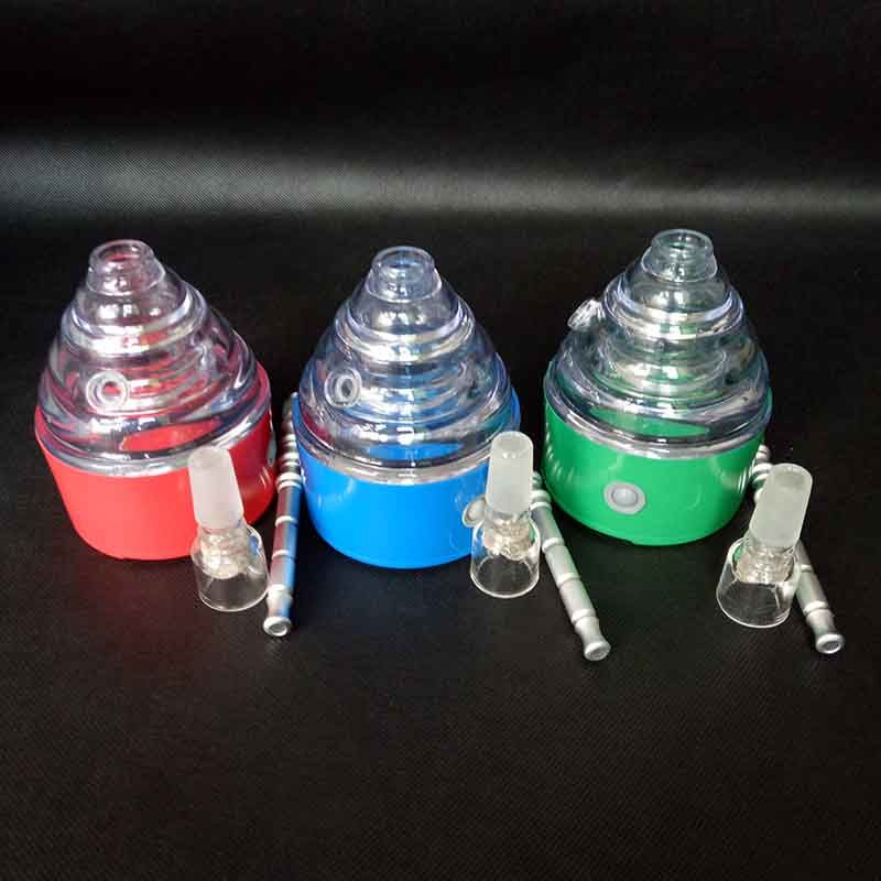 2020 Smoking Poop Electronic Plastic Glass Metal Electric Pipe Tobacco ...