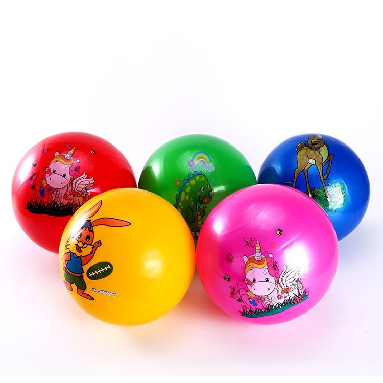 Children Inflatable Toys, Infant Balls, Cartoon Patterns, Ball Games ...