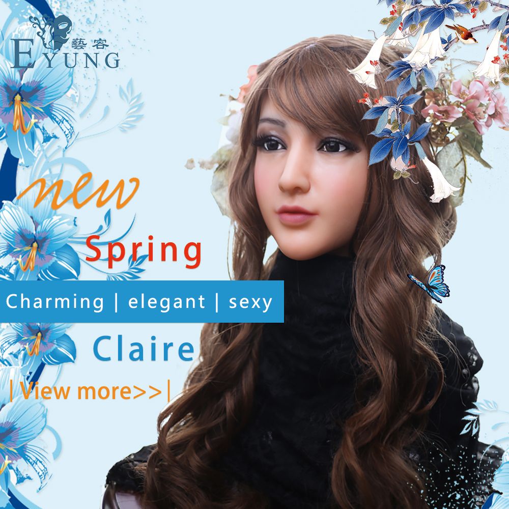 Drag Queen Realistic Mask Goddess Claire for Cosplay Top Masquerade ...