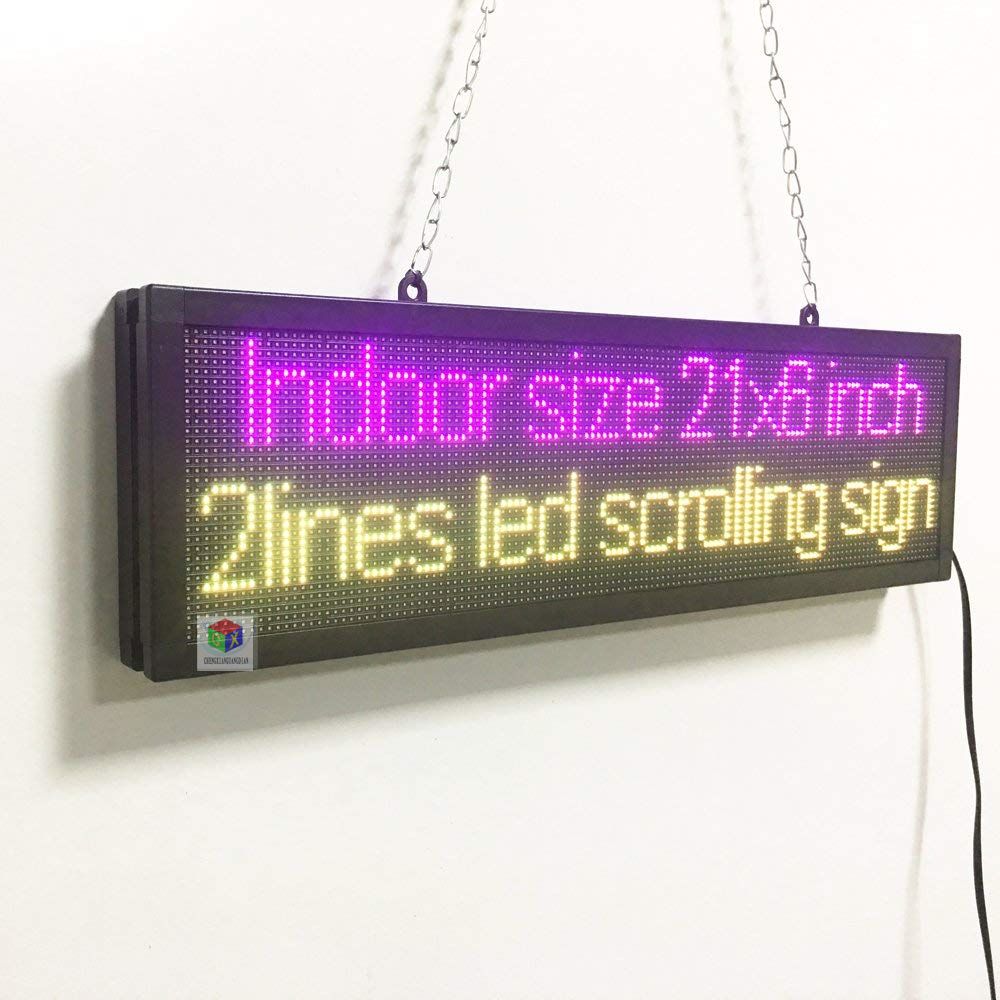LED Advertising Sign,New Indoor SMD Full Color LED Business Open Sign ...
