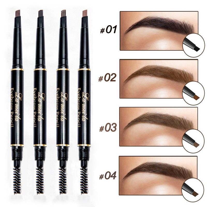Professional Double End Eyebrow Pencil Pen Eye Makeup Waterproof Long