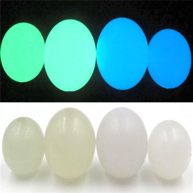 2020 Blue Green Luminous Beads Glow In The Dark 8mm 10mm 12mm 15mm 18mm ...