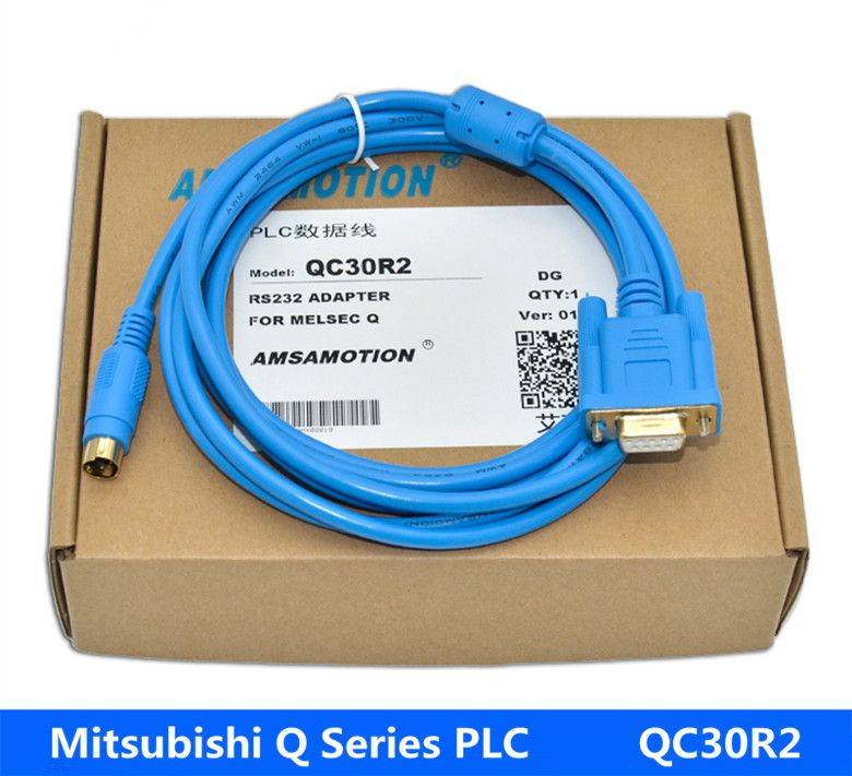 Mitsubishi Q Series PLC Programming Cable Communication Line Data ...