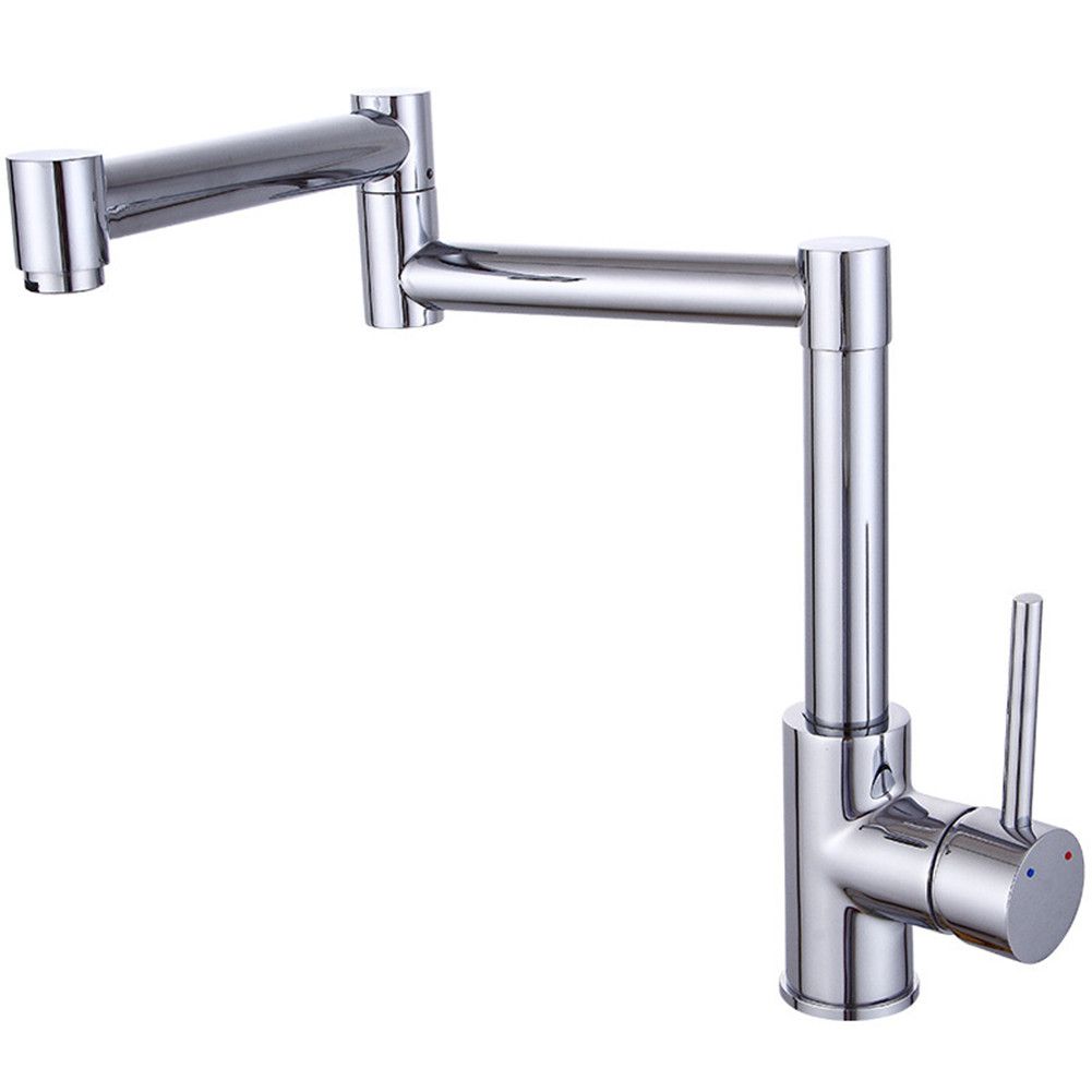Home Faucets Double Joint Spout Folding Stretchable Swing Arm ...
